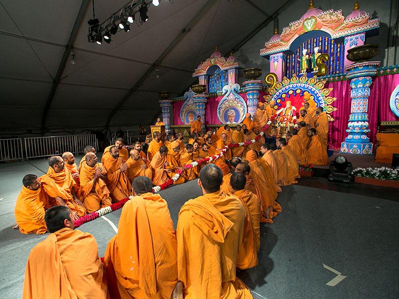 Mandir Mahotsav, BAPS Shri Swaminarayan Mandir, Los Angeles, CA, USA