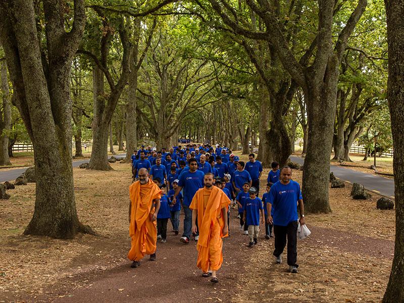 BAPS Walkathon in Aid of Kids@heart, Auckland, New Zealand