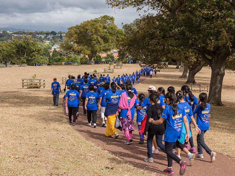 BAPS Walkathon in Aid of Kids@heart, Auckland, New Zealand