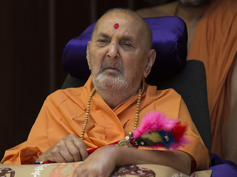 07 April 2014 - HH Pramukh Swami Maharaj's Vicharan, Sarangpur, India