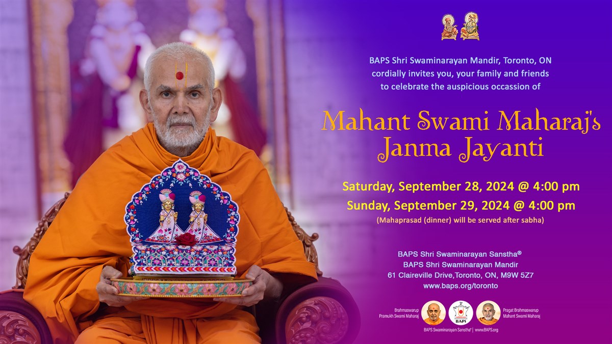 BAPS Shri Swaminarayan Mandir, Toronto