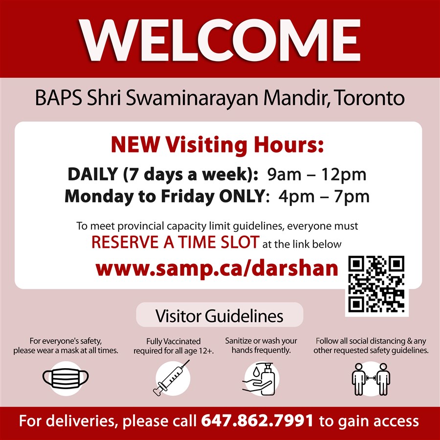 BAPS Shri Swaminarayan Mandir, Toronto