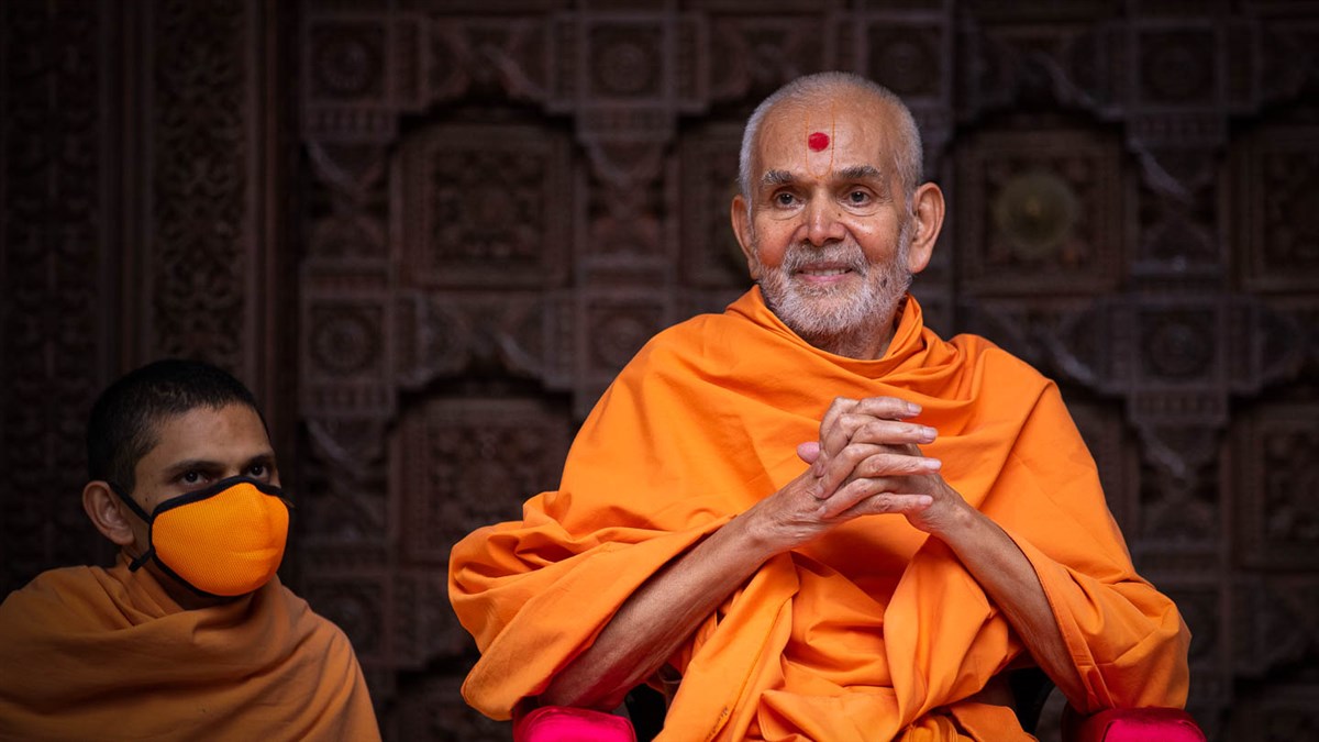 19 August 2021 - HH Mahant Swami Maharaj's Vicharan, Sarangpur, India