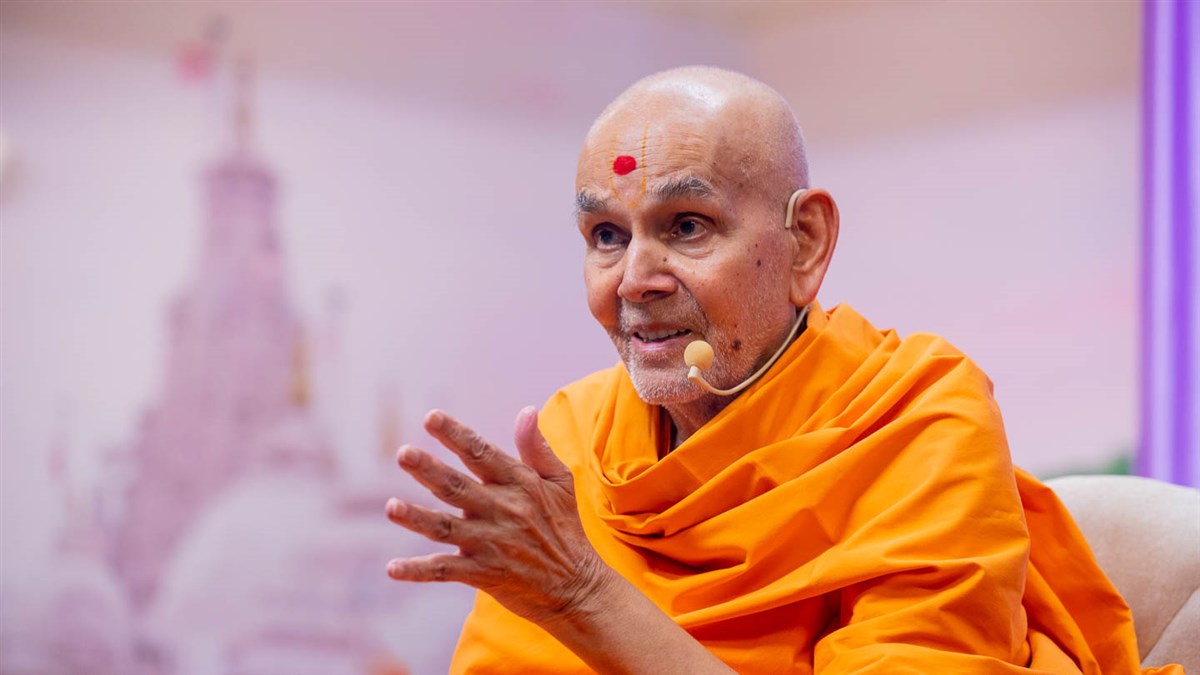 25 August 2021 - HH Mahant Swami Maharaj's Vicharan, Sarangpur, India
