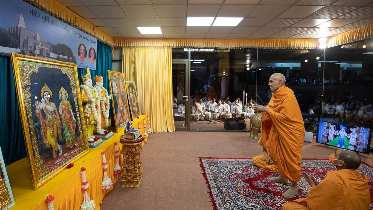 22 June 2022 - HH Mahant Swami Maharaj's Vicharan, Ahmedabad, India