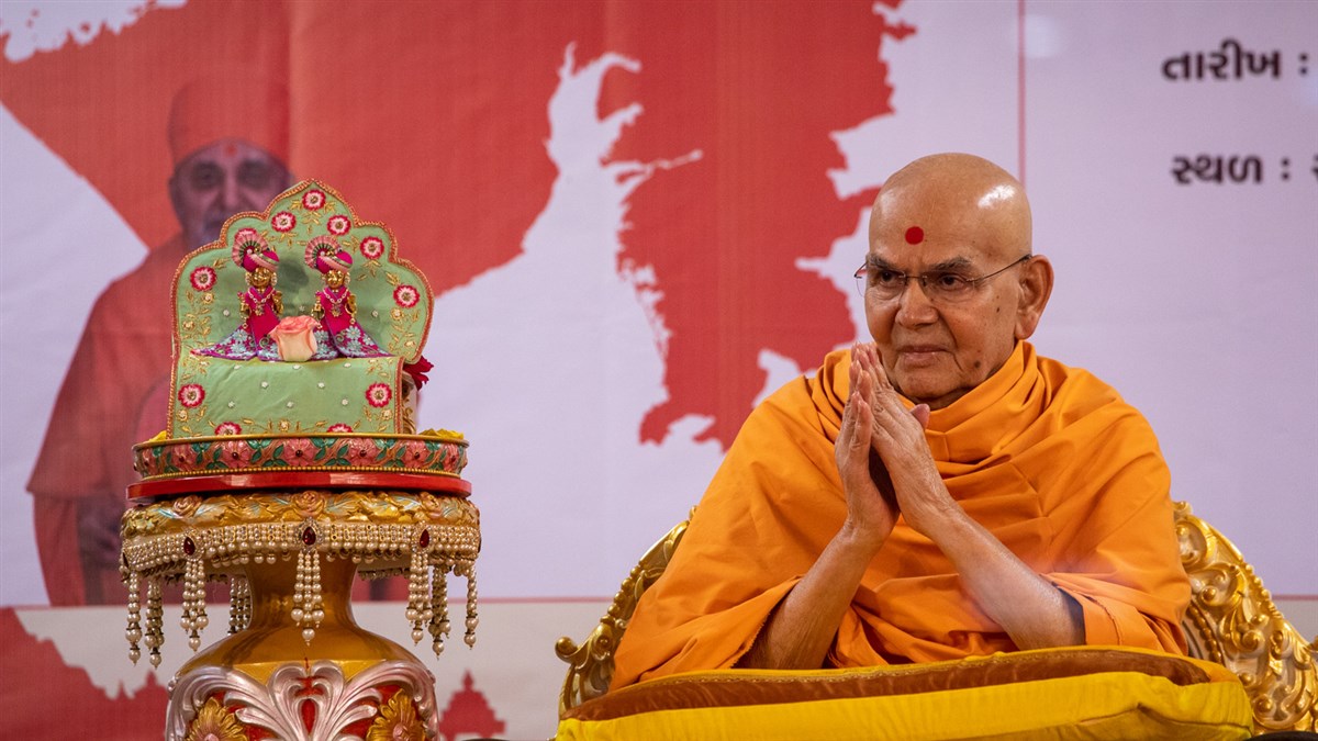 12 July 2022 - HH Mahant Swami Maharaj's Vicharan, Ahmedabad, India