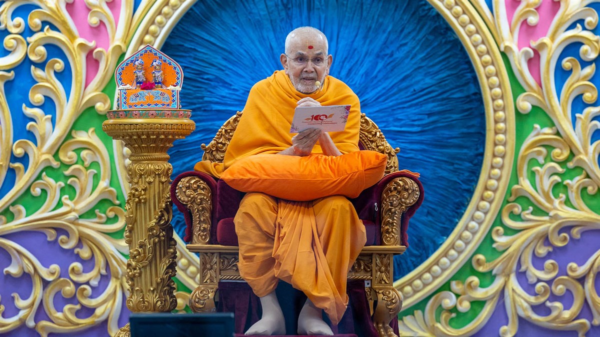 24 December 2022 - HH Mahant Swami Maharaj's Vicharan, Ahmedabad, India