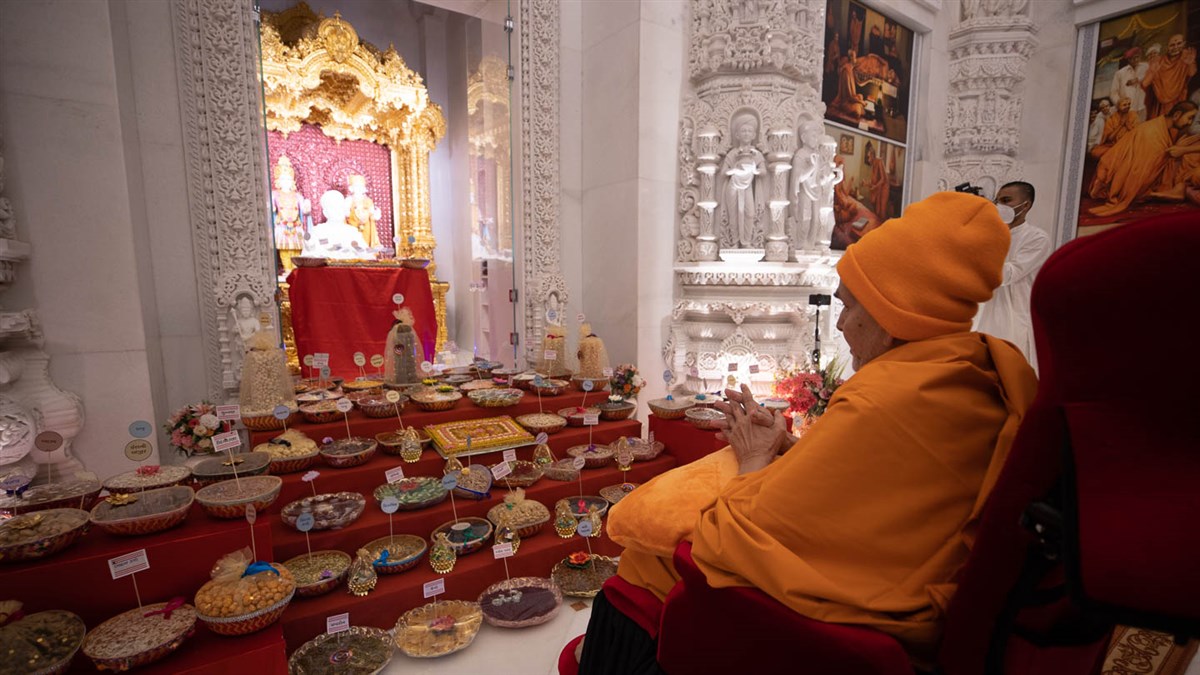 14 March 2023 - HH Mahant Swami Maharaj's Vicharan, Sarangpur, India
