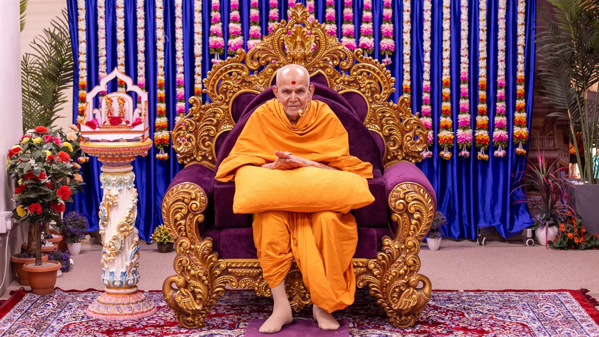 27 March 2024 - HH Mahant Swami Maharaj's Vicharan, Ahmedabad, India
