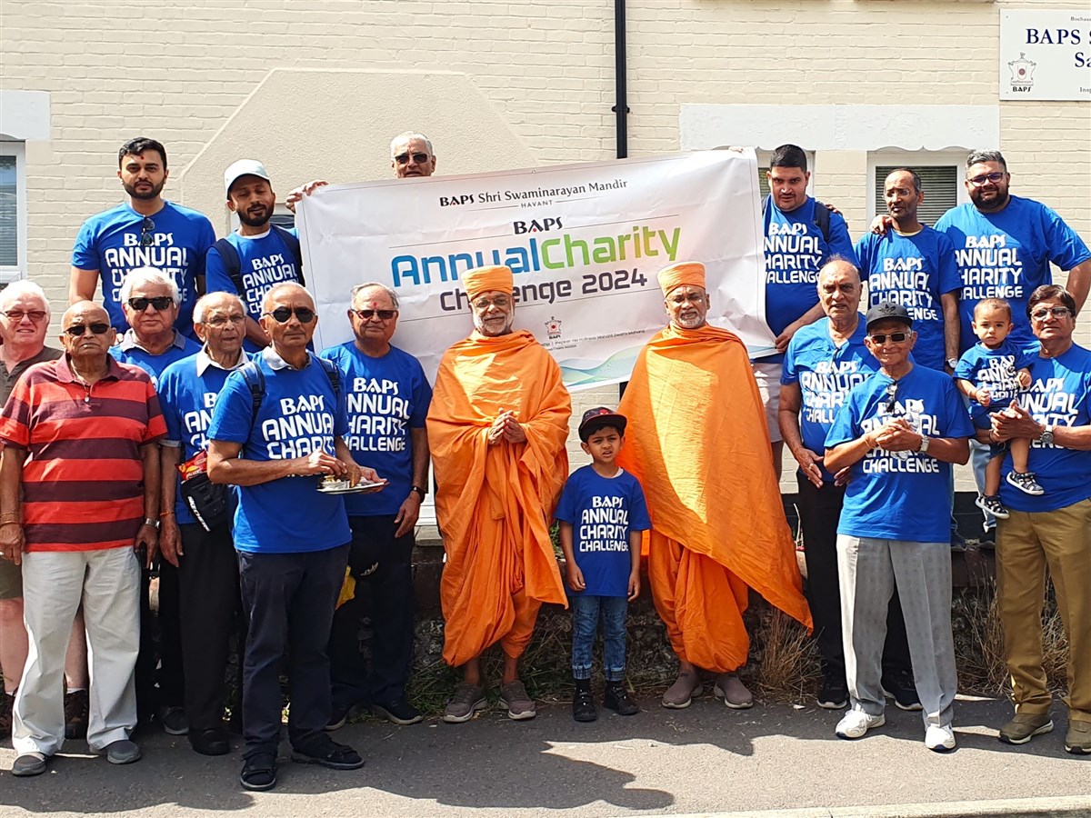 BAPS Annual Charity Challenge 2024, Havant, UK