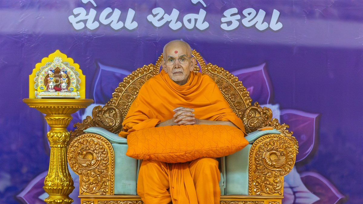 24 October 2024 - HH Mahant Swami Maharaj's Vicharan, Gondal, India