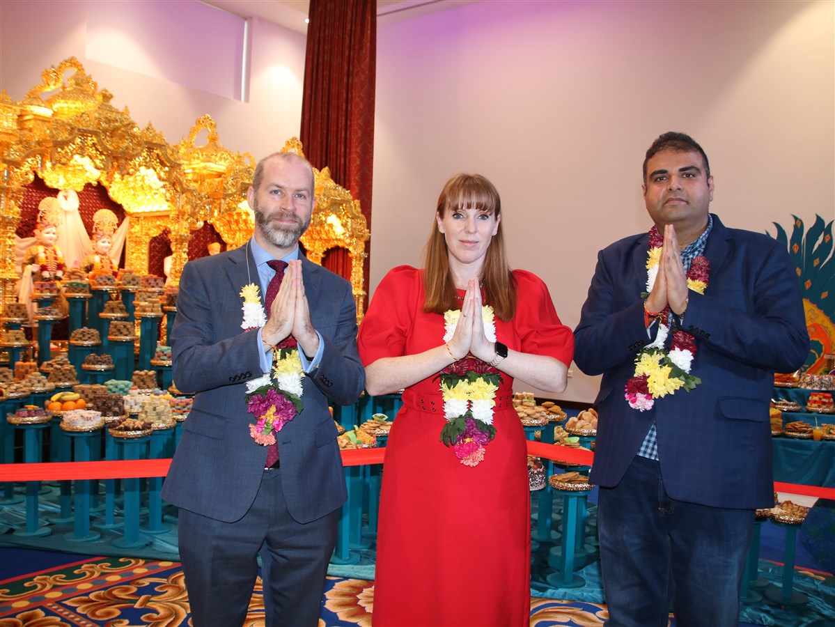 Deputy Prime Minister Angela Rayner Celebrates Diwali and Hindu New ...