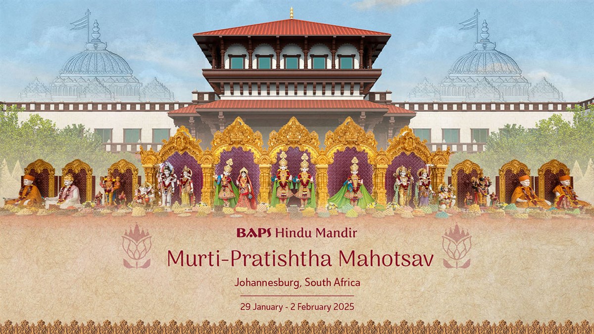 BAPS Hindu Mandir Murti-Pratishtha Mahotsav, Johannesburg, South Africa