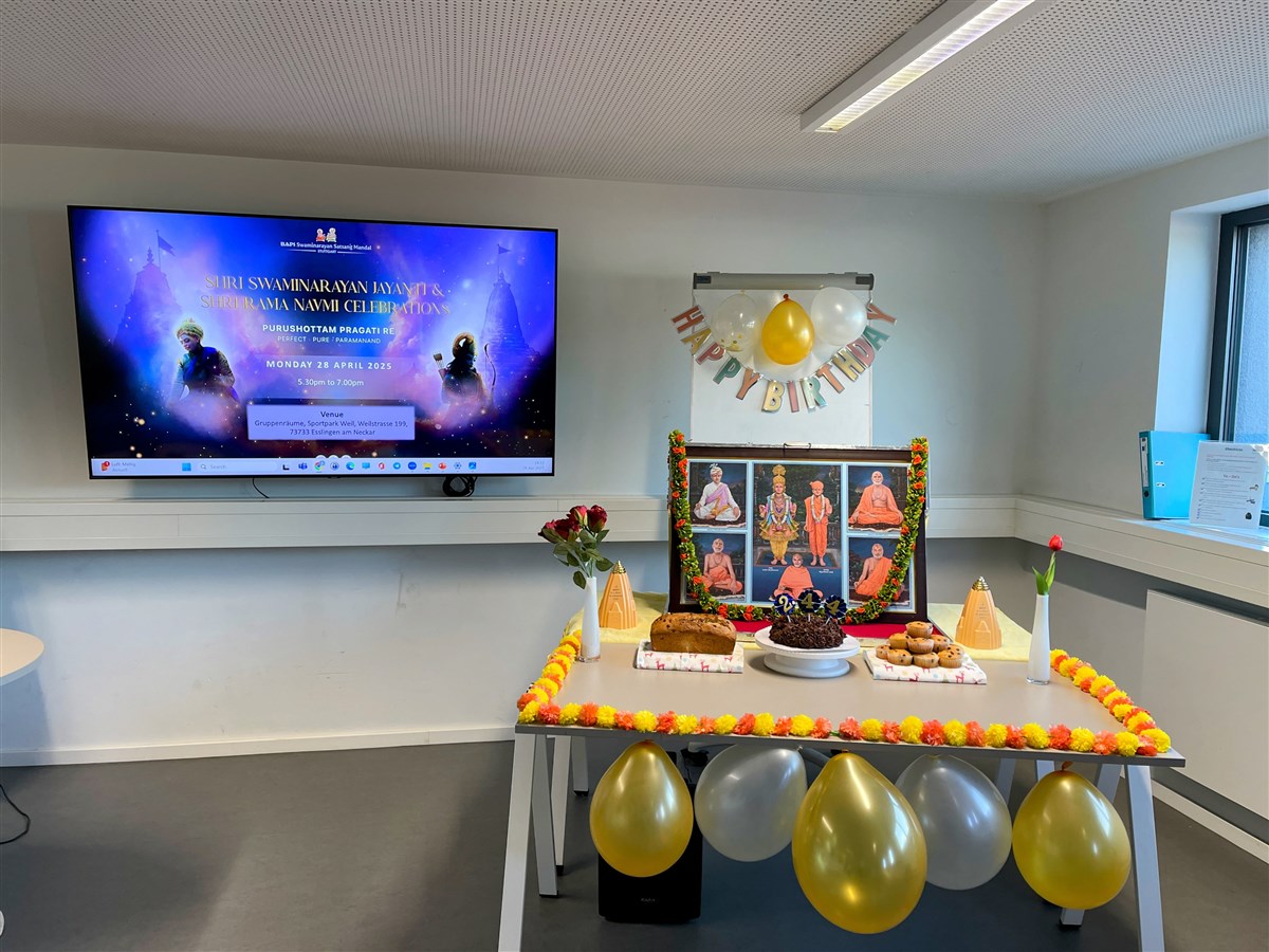 Shri Swaminarayan Jayanti & Shri Rama Navmi Celebrations, Stuttgart ...