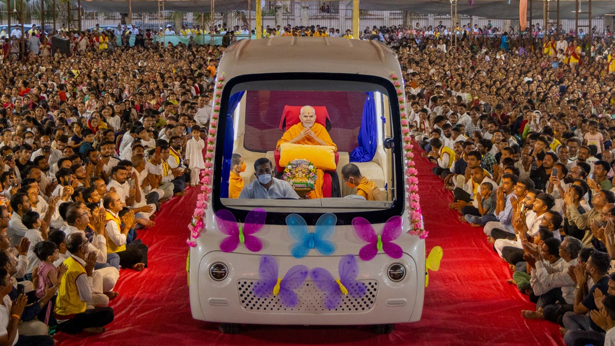 29 June 2025 - HH Mahant Swami Maharaj's Vicharan, Bharuch, India