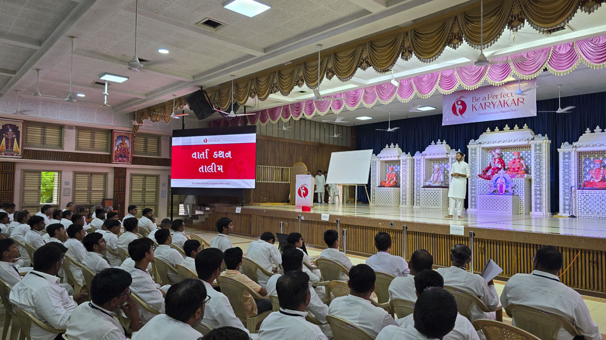 Regional Training Camps for BAPS Bal-Balika Activities Volunteers, India