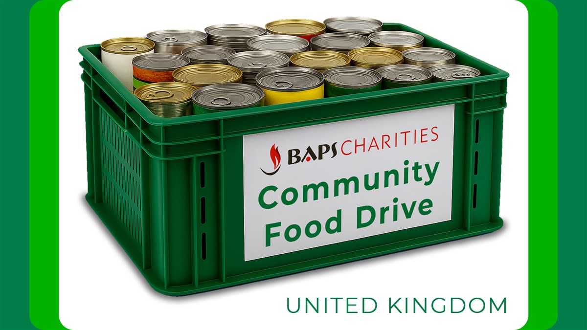 BAPS Charities Community Food Drive 2025, UK