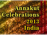 Annakut Celebrations 2013, India